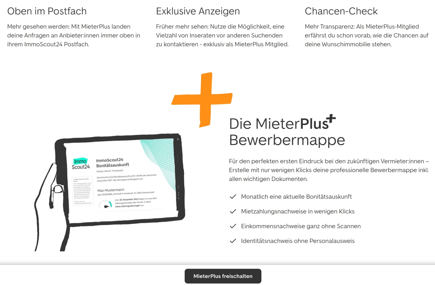 Was taugt die MieterPlus Mitgliedschaft von Immoscout? | ZEIT & WERT ...